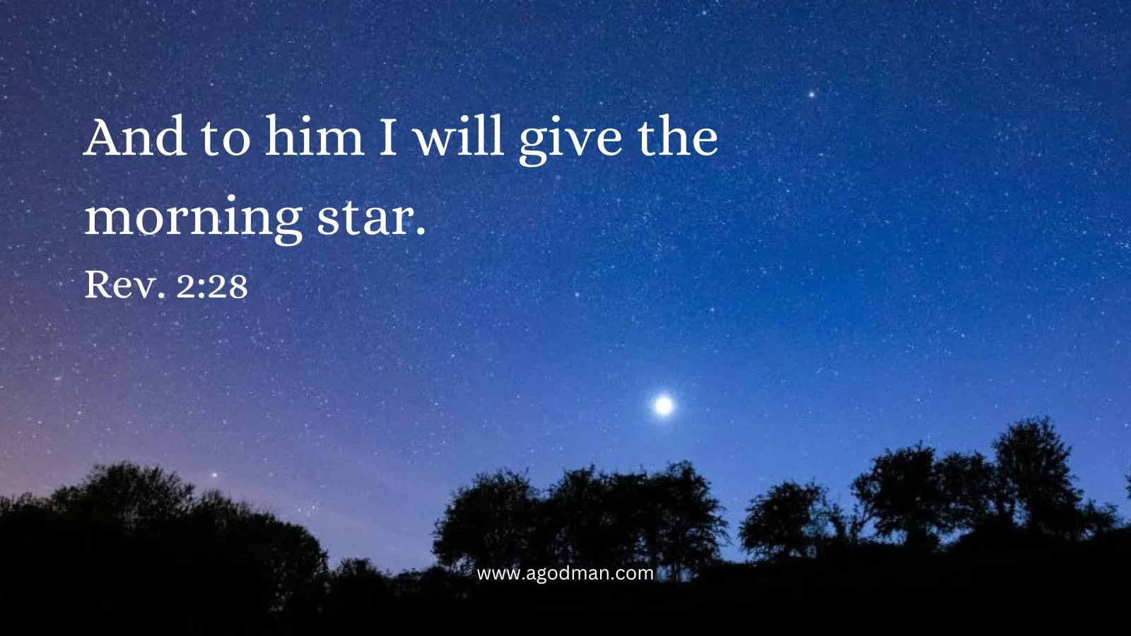 Ready for the Secret Appearing of the Lord as the Morning Star