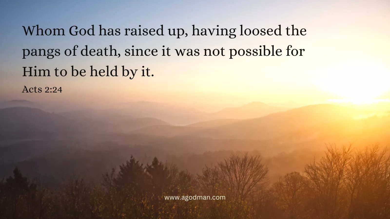 Into the Realm of Resurrection: Christ broke through Death