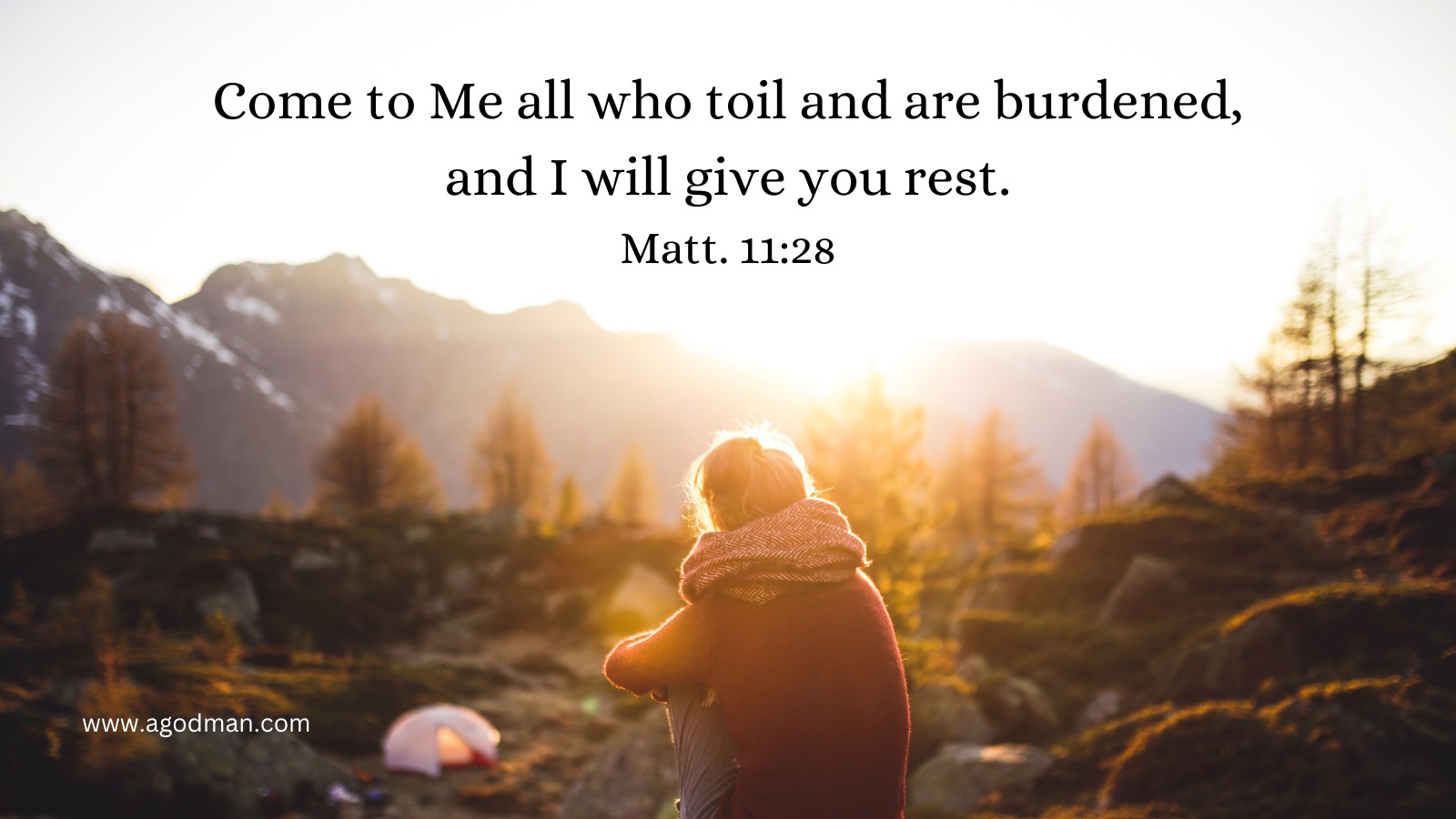 Come to the Lord, Learn from Him and Find Rest for our Souls