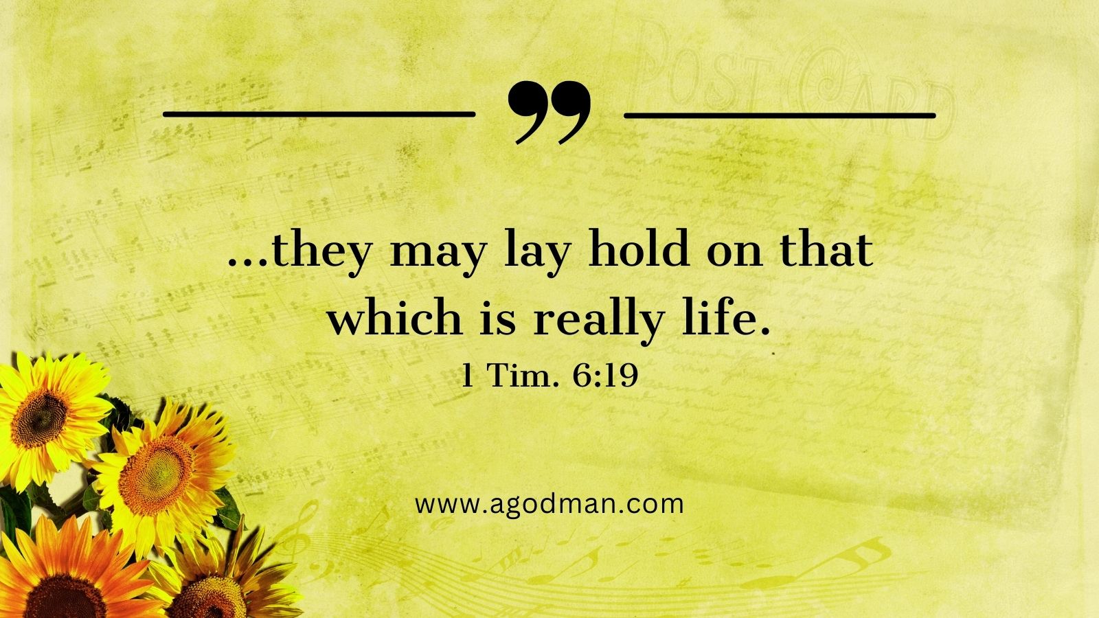 Laying Hold on the Eternal Life and being in the Divine Truth