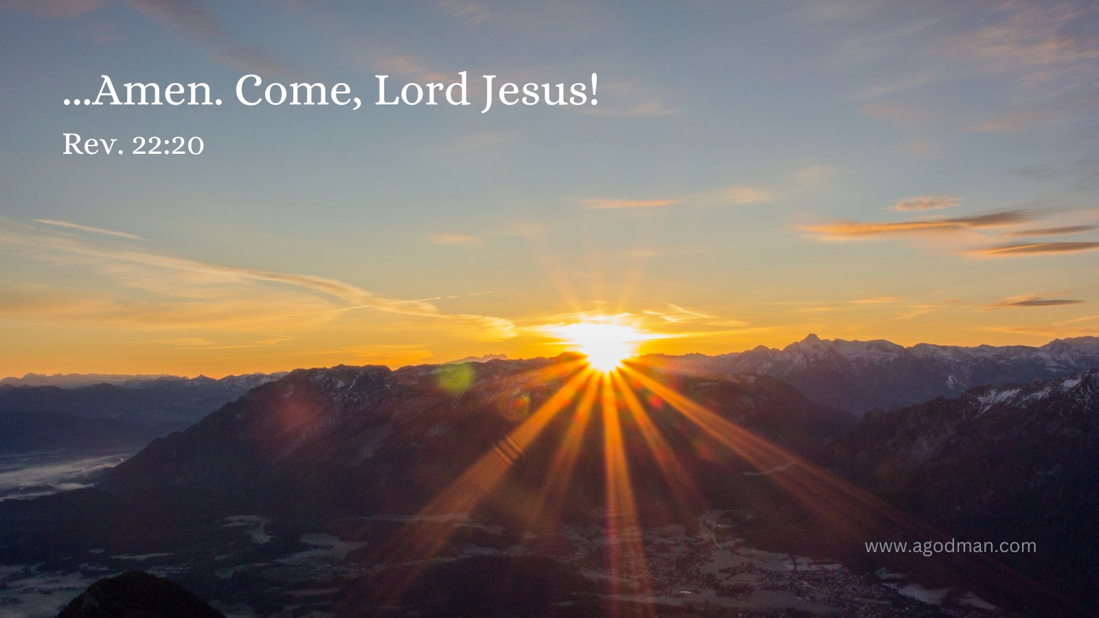 Pray for our Beloved to Come and Set up His Kingdom on Earth