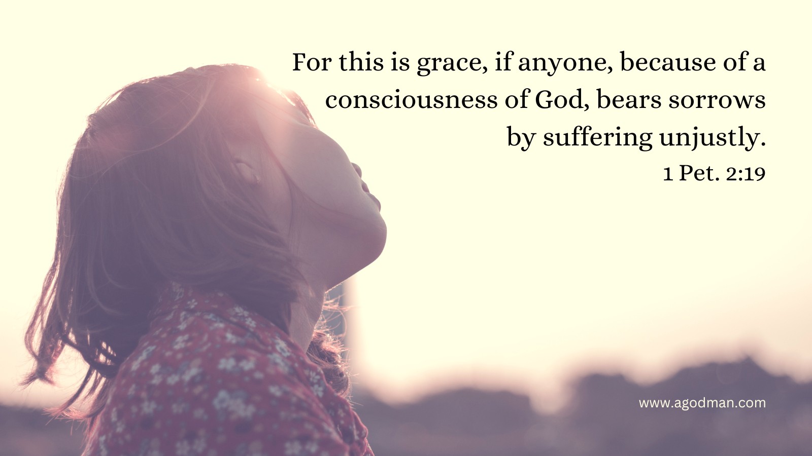 Enjoy and Express Christ as Grace in Sufferings to have Grace with God