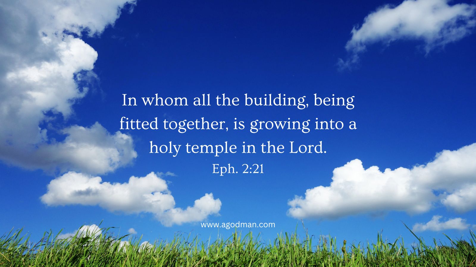 Grow in Life for God's Building & let the Cross Deal with Obstacles