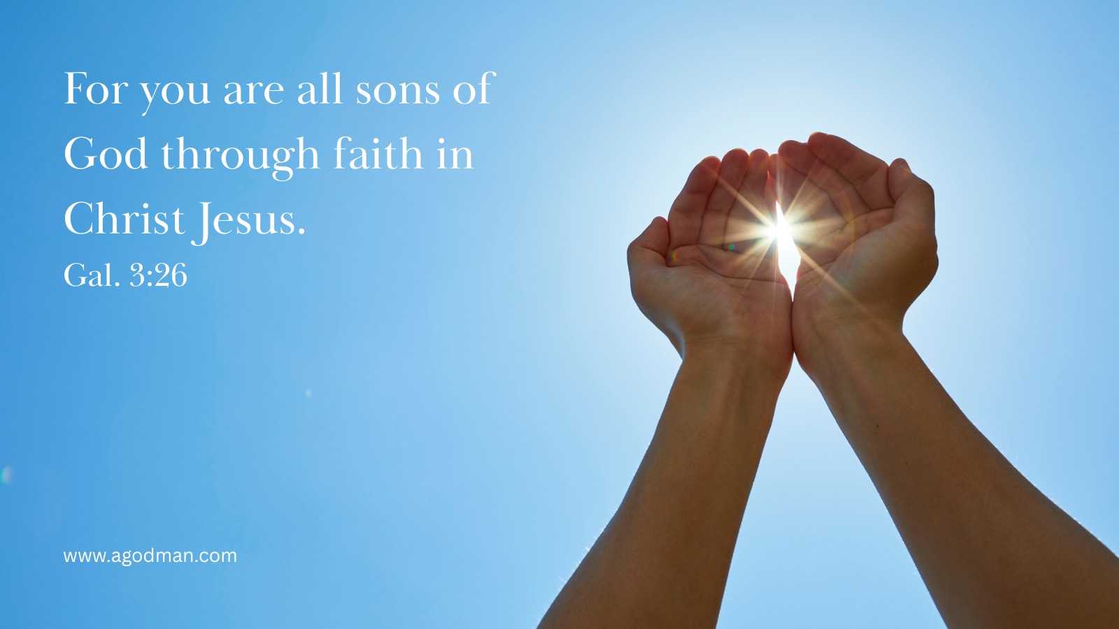 Christ Formed in us - We're Sons of Full Age Inheriting Blessing